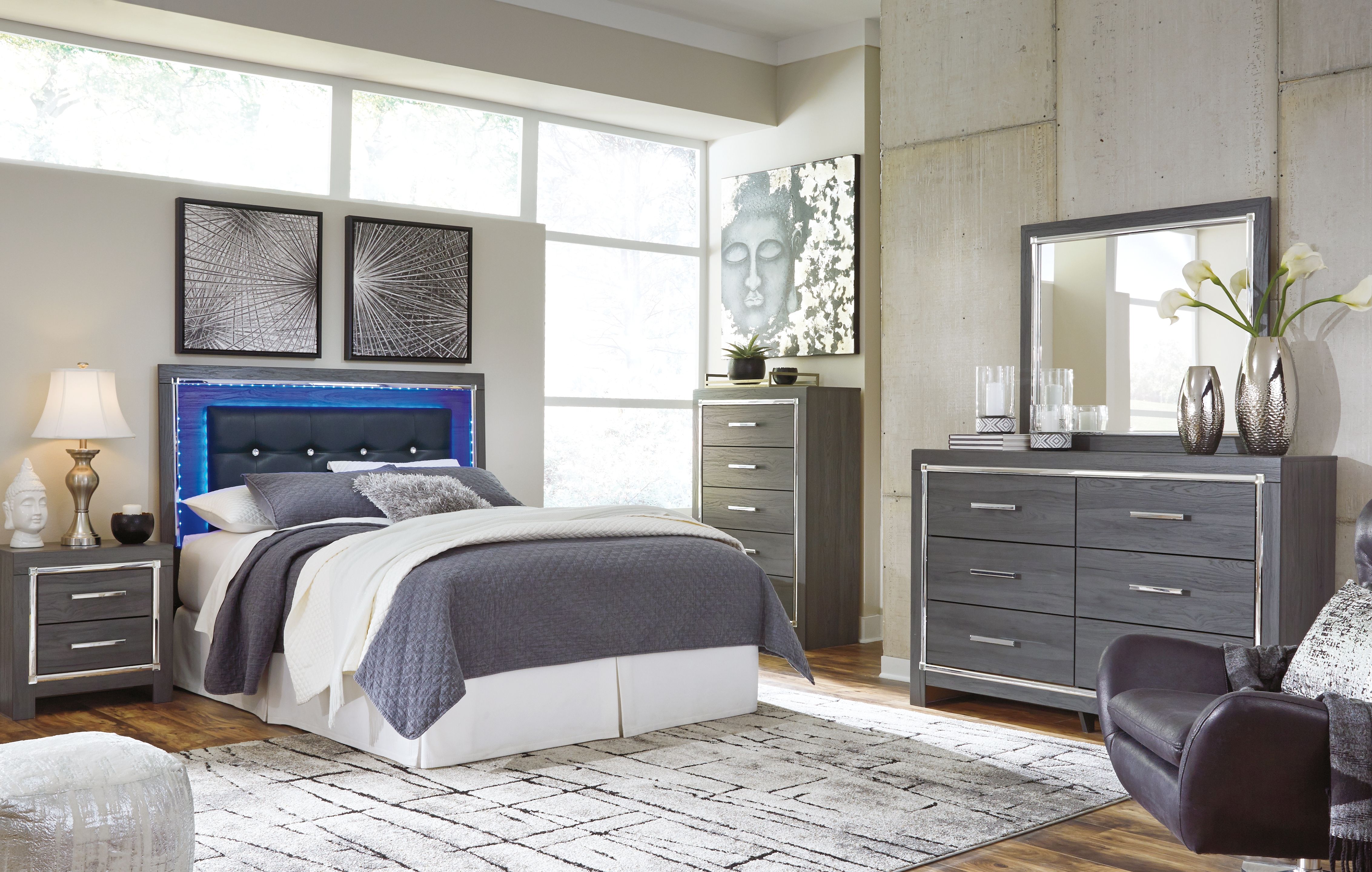 Dresser to match grey upholstered bed store