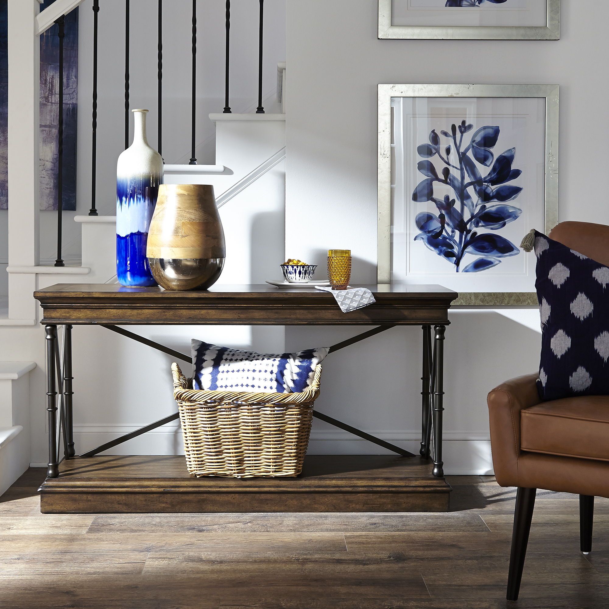 Liberty Furniture Tribeca Sofa Table Dark Brown