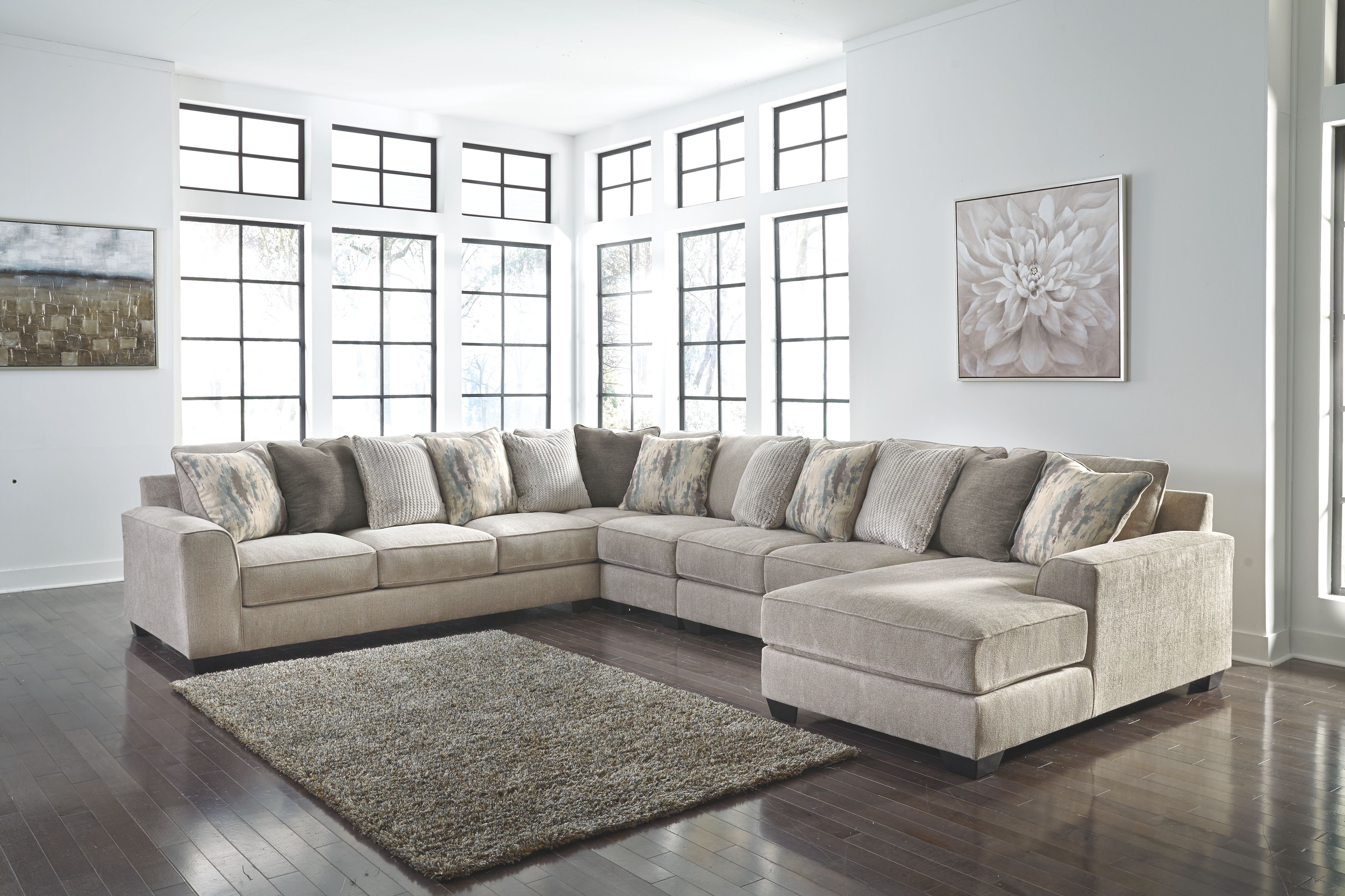 Ardsley Pewter 3 Piece Sectional